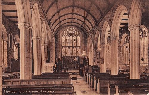 Postcards Marldon Church – Marldon Local History Group