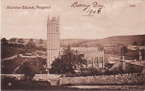 Postcards Marldon Church – Marldon Local History Group